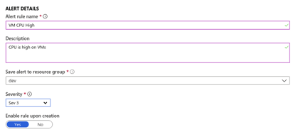 How to Create an Azure Monitor Alert